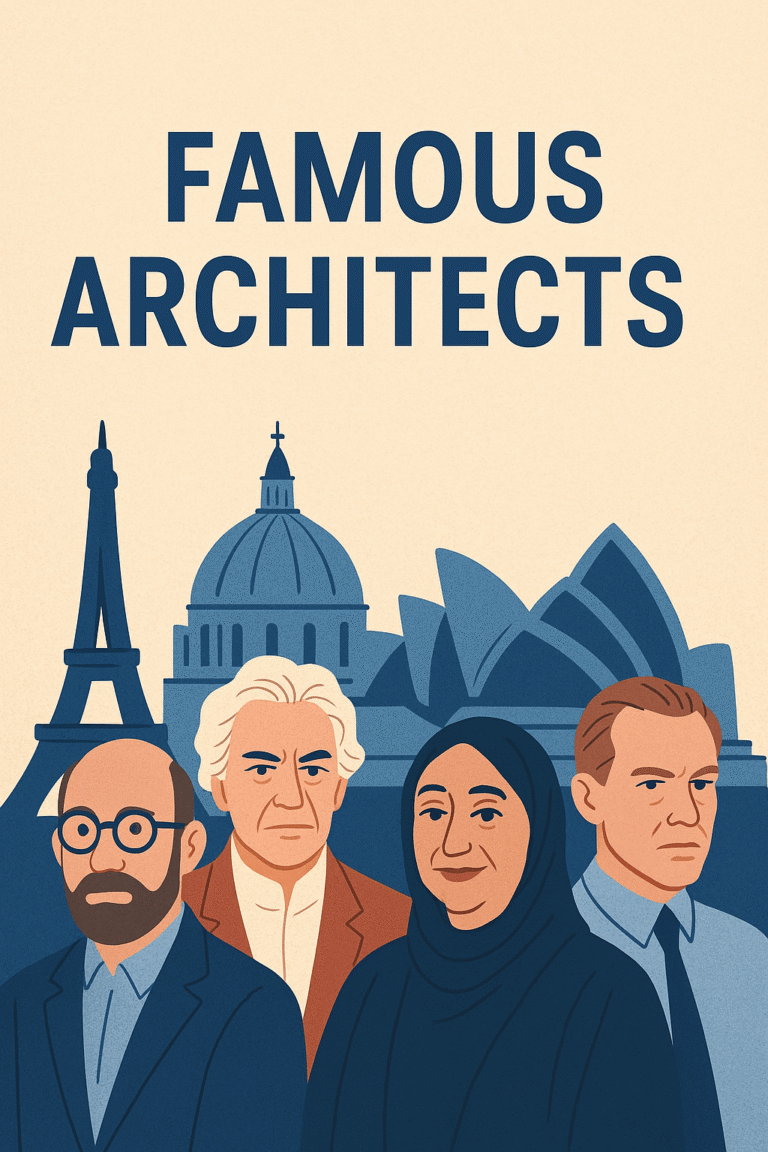 Famous Architects: 25 Visionaries Who Shaped Architecture And History
